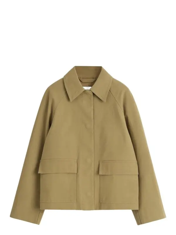 Cos Cotton Utility Jacket - Beige
