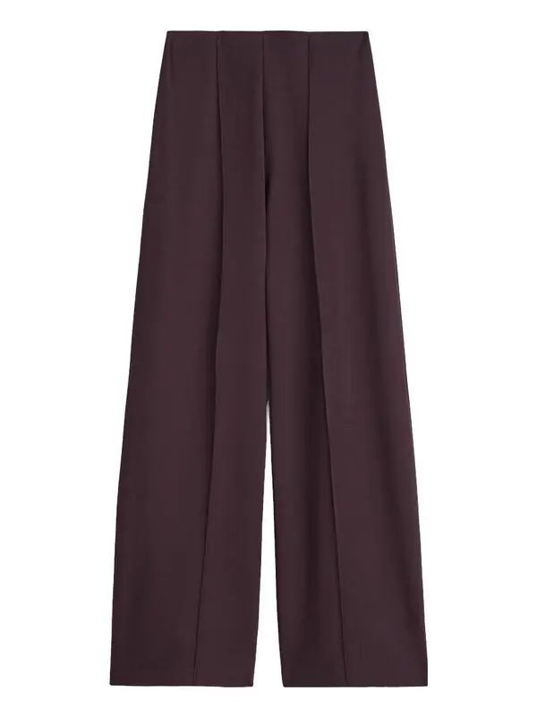Cos Modal Wide-leg Pants - Red