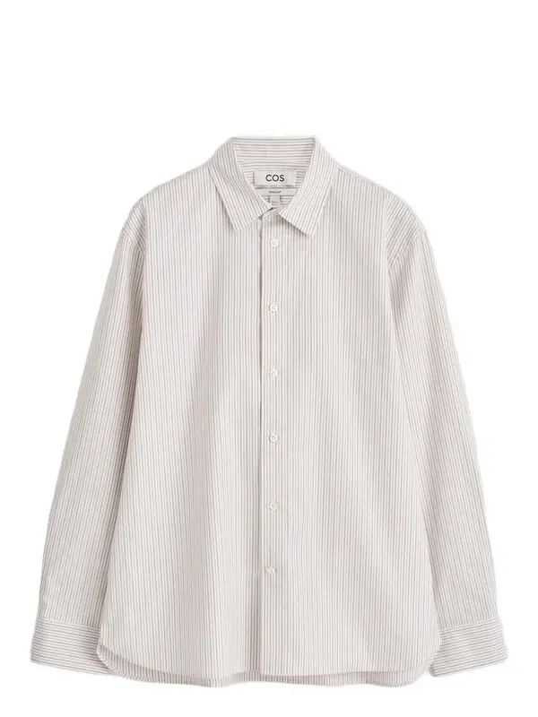 Cos Cotton Oxford Shirt - White