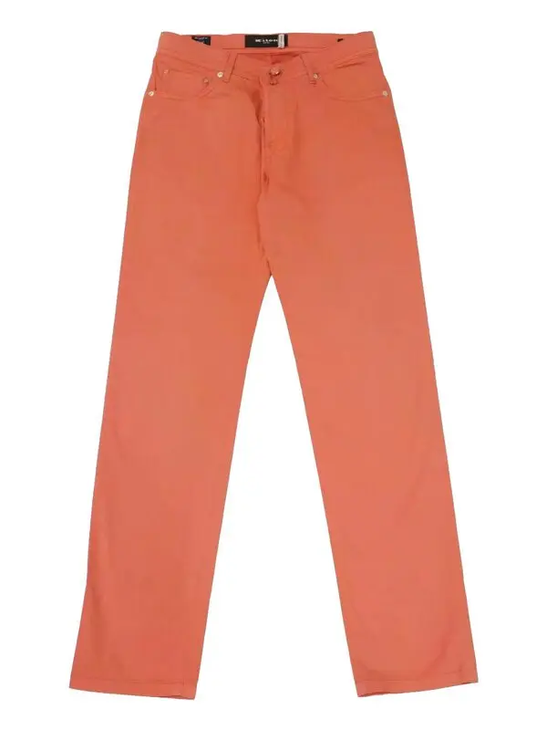 Kiton Cotton Trousers - Orange