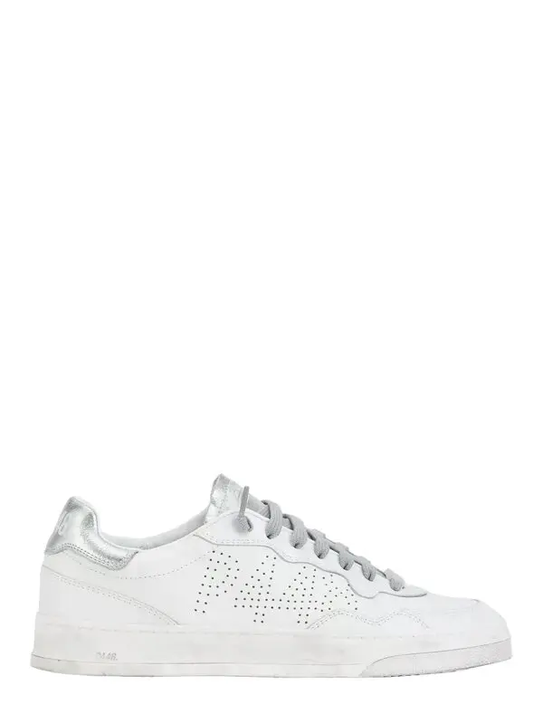 P448 Bali Perforated Leather Sneakers - White