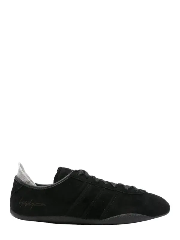 Y3 Suede Leather Sneakers - Black