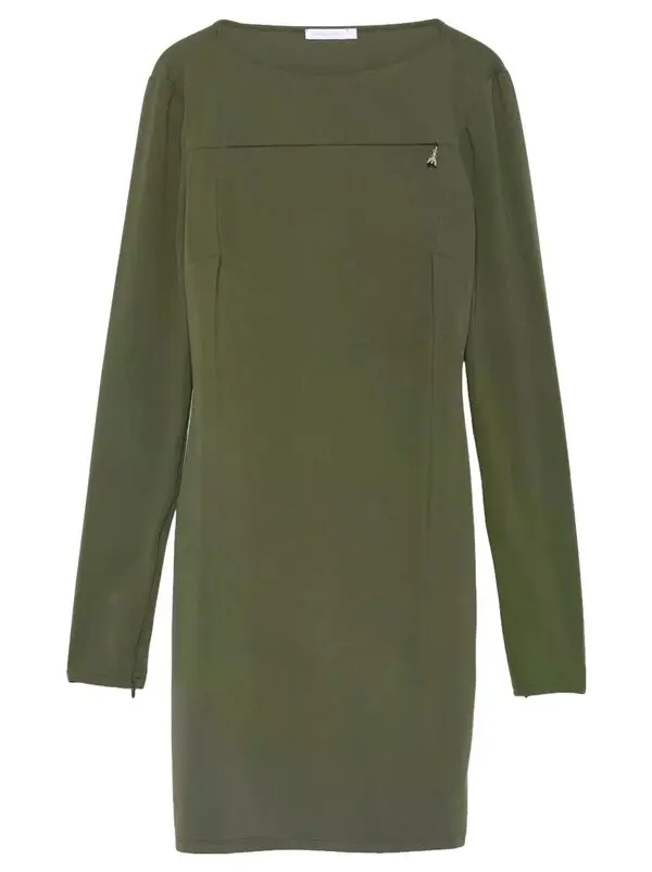 Patrizia Pepe Long-sleeve Mini Dress - Green