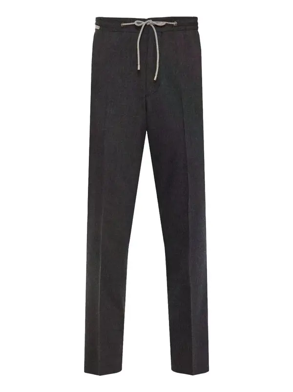Corneliani Drawstring-waist Trousers - Grey