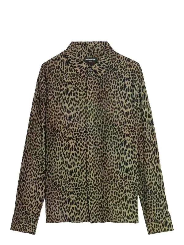 Zadig&Voltaire Leopard-print Shirt - Brown