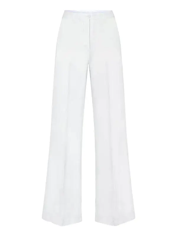 Aspesi Wide-leg Trousers - White