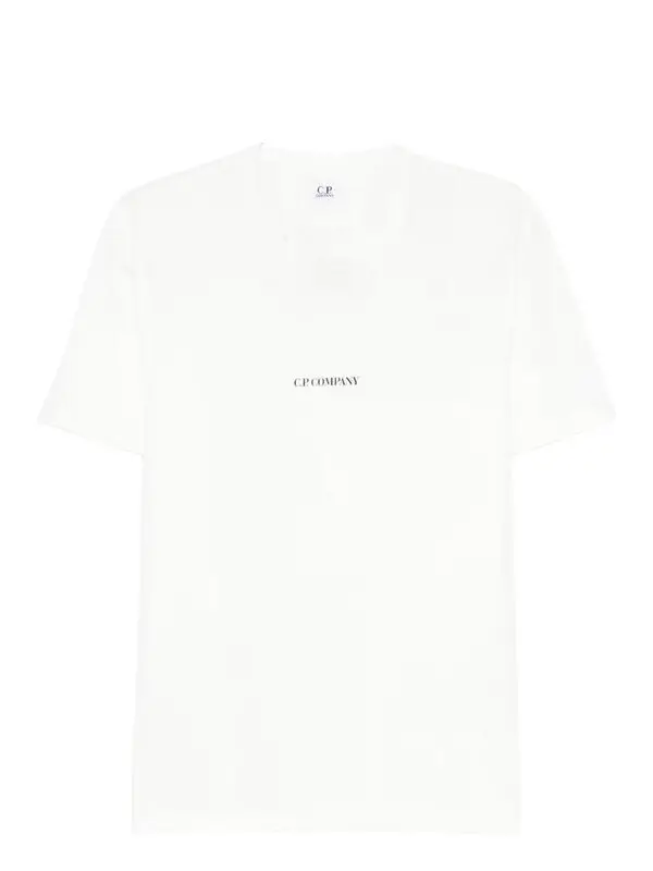 C.P. COMPANY Crew-neck Cotton T-shirt - White