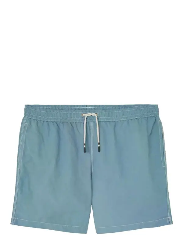 Hartford Drawstring-waist Swim Shorts - Blue
