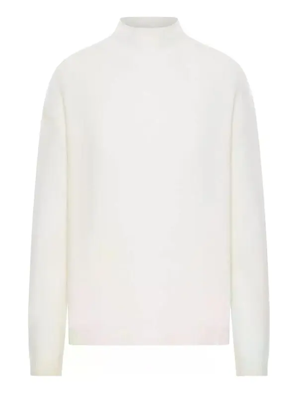 Max Mara Orlaya Turtleneck Sweater - White