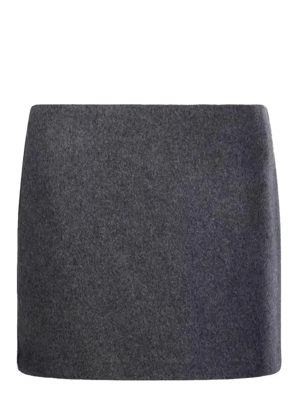 Sportmax Darted Wool Skirt - Grey