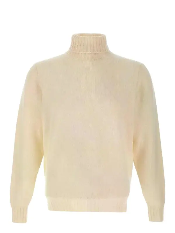 FILIPPO DE LAURENTIIS Ribbed High-neck Sweater - Neutrals