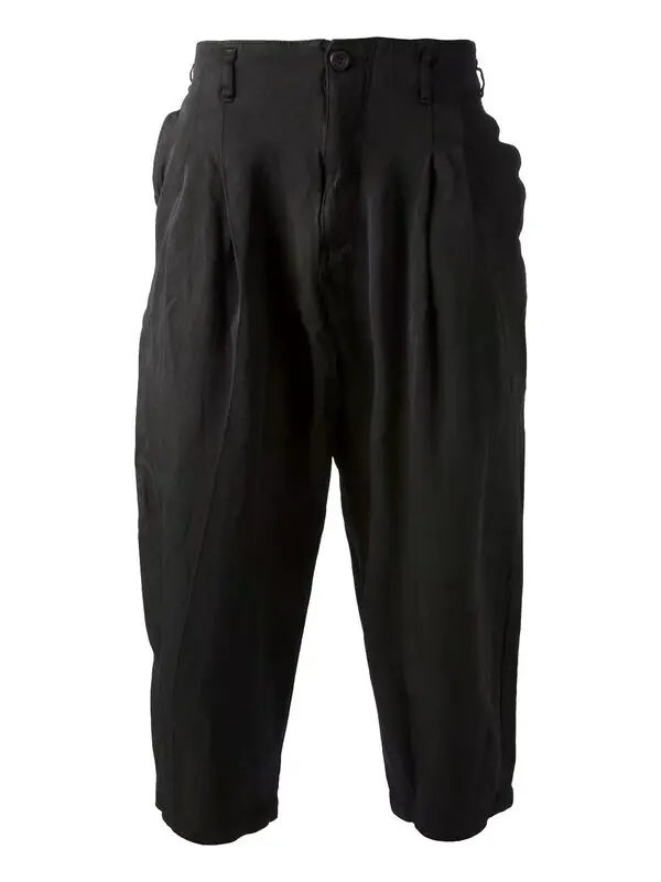 Comme Des Garçons Cropped Harem Trousers - Black