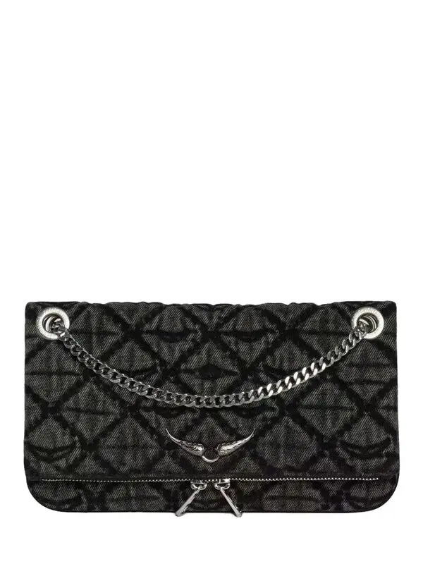 Zadig&Voltaire Quilted Chain-strap Crossbody Bag - Black
