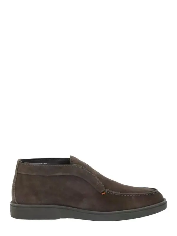 Santoni Suede Ankle Desert Boots - Brown