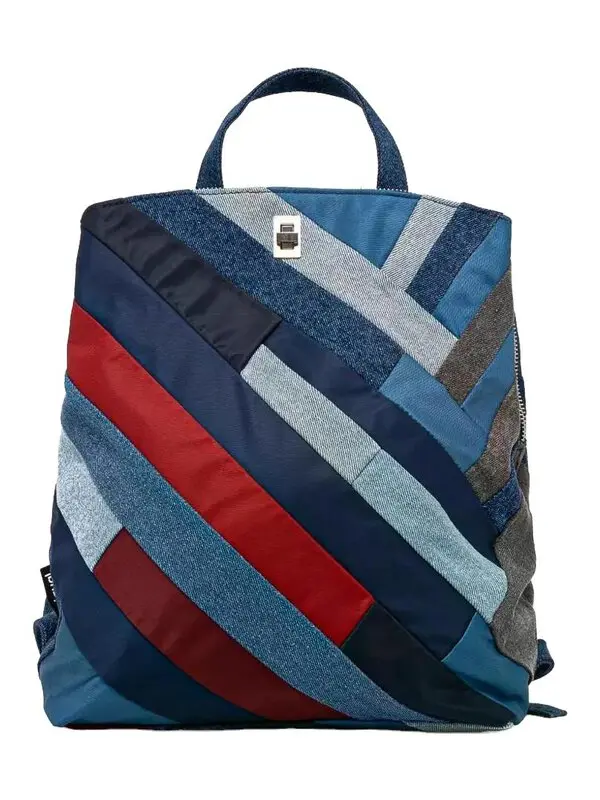 Desigual Denim Patchwork Backpack - Blue
