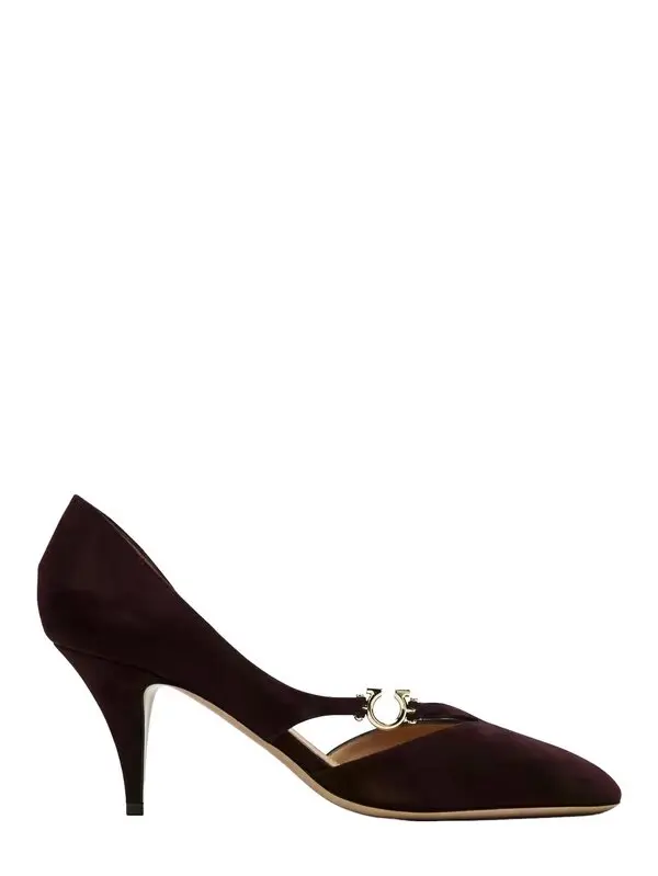 FERRAGAMO 70mm Gancini-detail Pumps - Red
