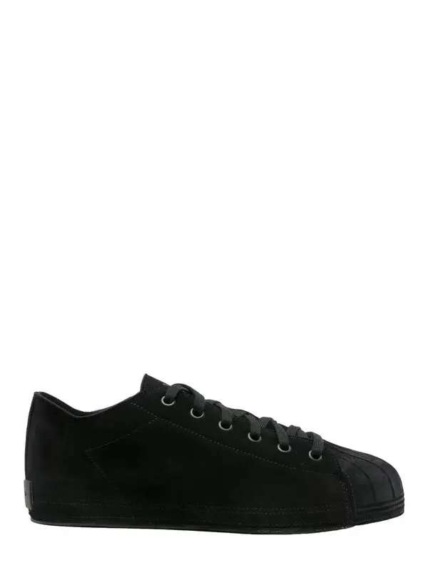 Y3 Suede Shell-toe Sneakers - Black
