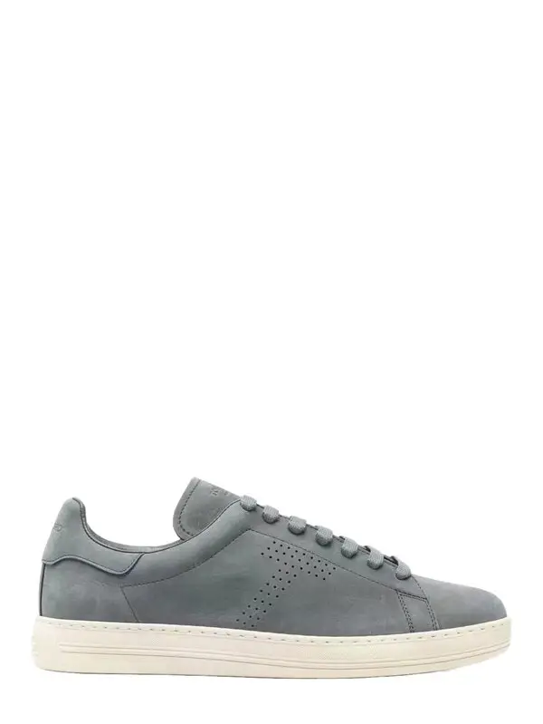 TOM FORD Perforated Suede Sneakers - Blue