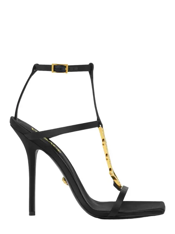 Versace 105mm Crystal-embellished Sandals - Black