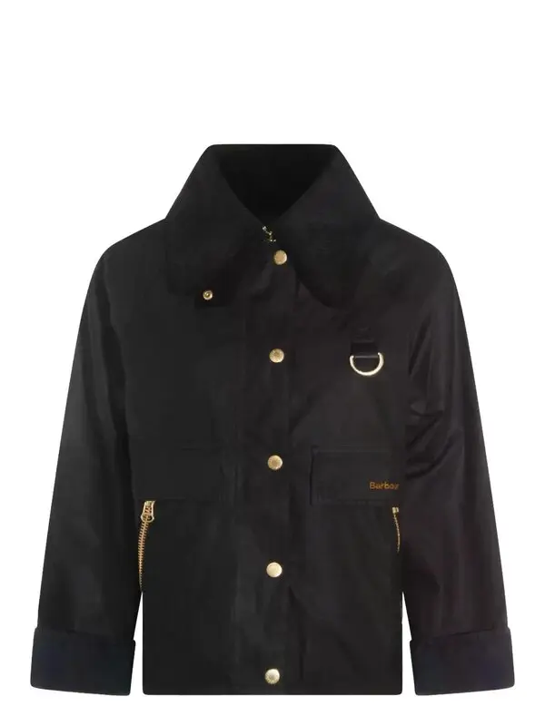 Barbour Waxed Cotton Jacket - Black