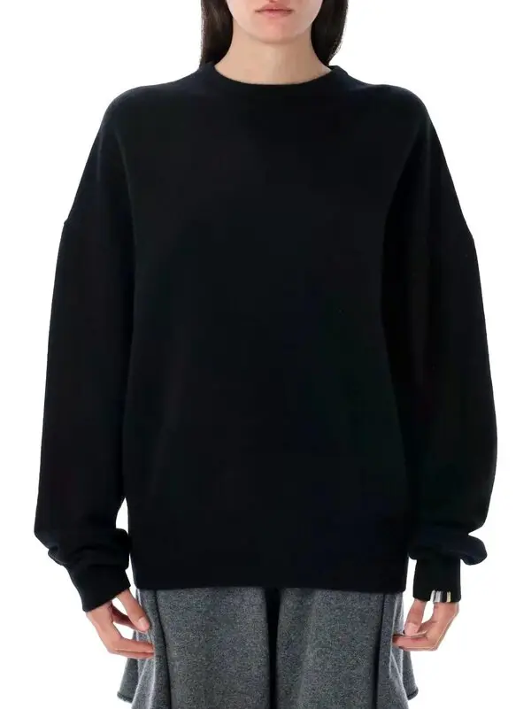 EXTREME CASHMERE X Crew Hop Cashmere Sweater - Raven