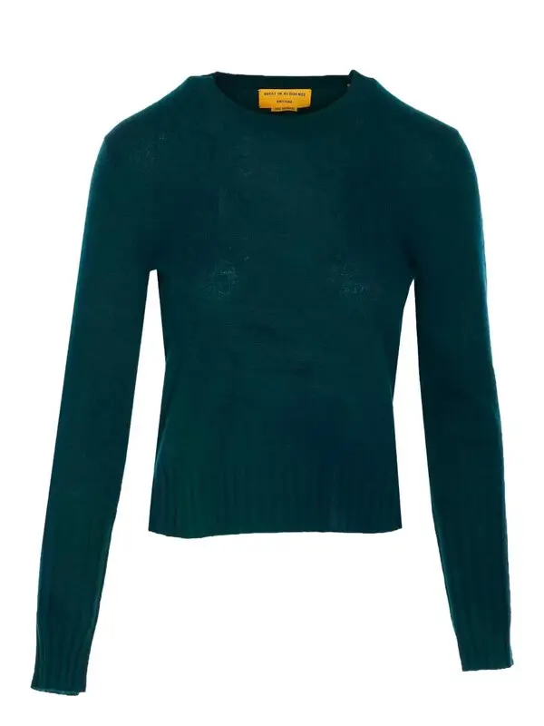 Guest In Residence Crew-neck Cashmere Sweater - Green
