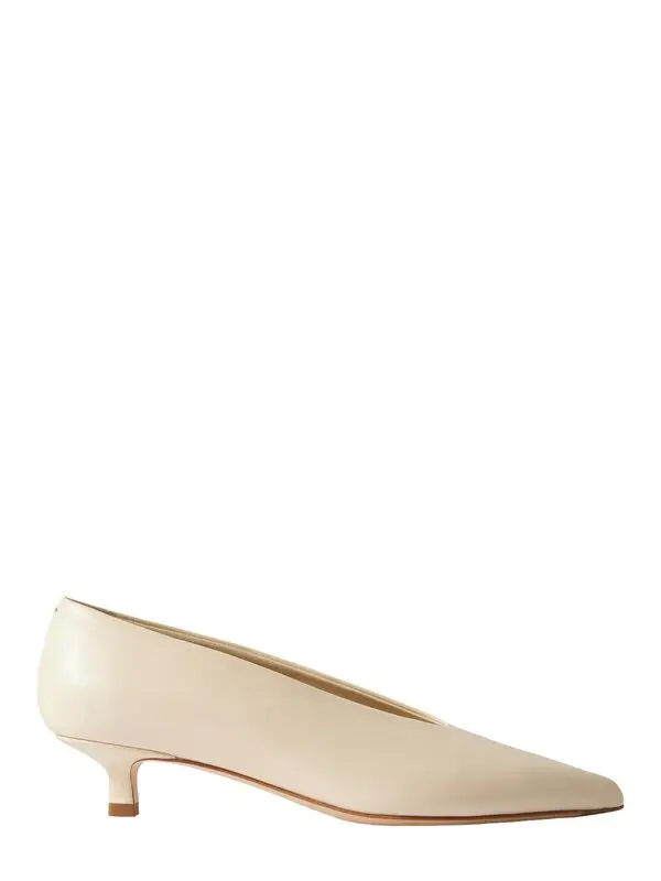 AeydĒ Clara Leather Pumps - Neutrals