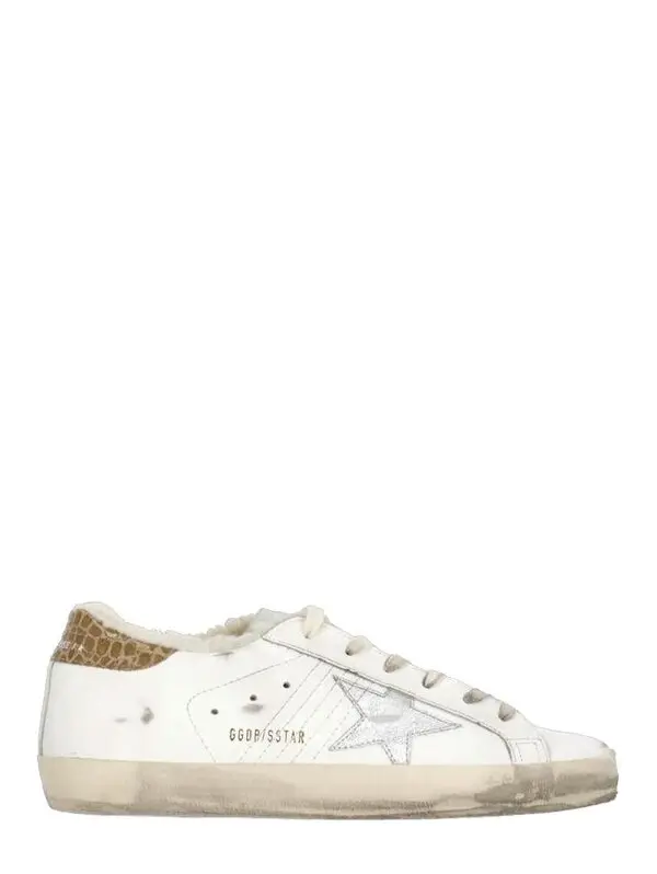 Golden Goose Super-star Leather Sneakers - White