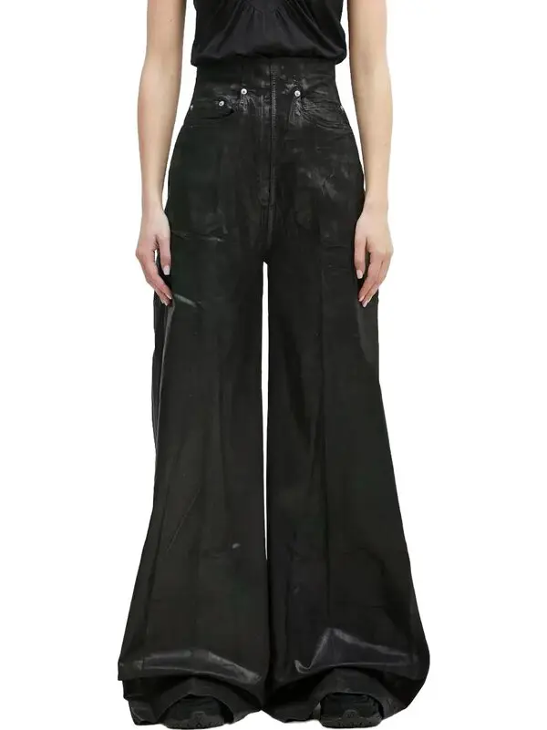 Rick Owens Wide-leg Jeans - Black