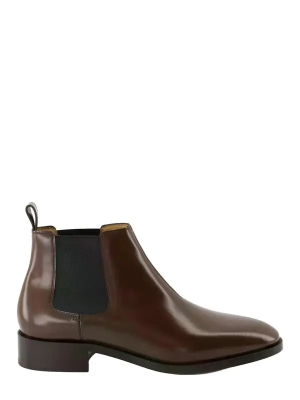 Valentino Garavani Pas Des Dieux Calfskin Chelsea Boots - Brown