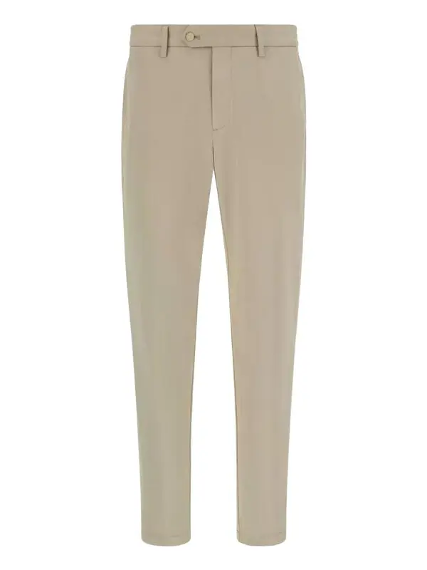 Boggi Milano Buttoned Trousers - Neutrals