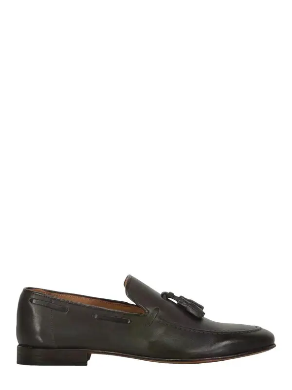 Bruno Magli Leather Loafers - Brown
