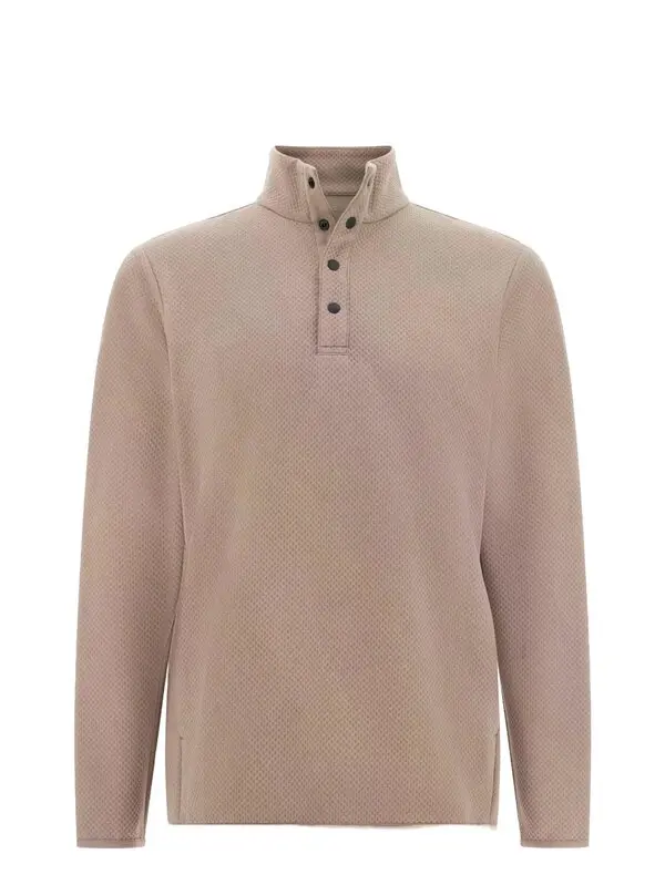 Boggi Milano Mock-neck Sweatshirt - Neutrals