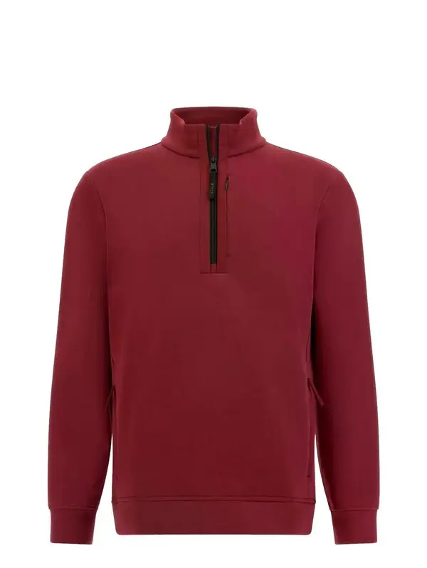 Boggi Milano Mock-neck Sweatshirt - Red