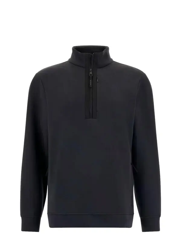 Boggi Milano Half-zip Sweatshirt - Black