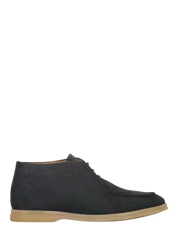 Bruno Magli Leather Lace-up Boots - Blue