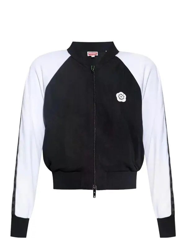 Kenzo Logo Bomber Jacket - Black