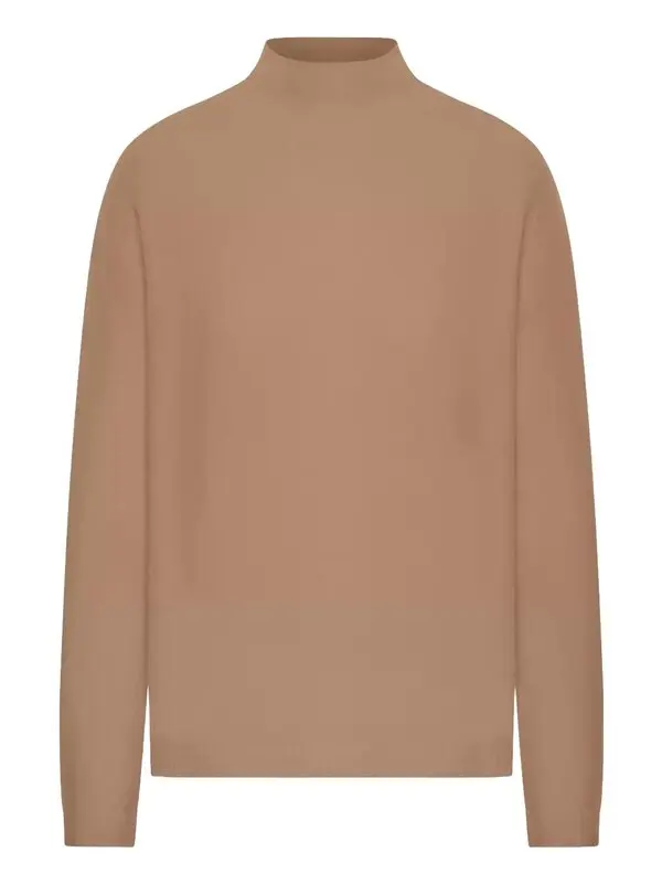 Max Mara Mock-neck Sweater - Brown
