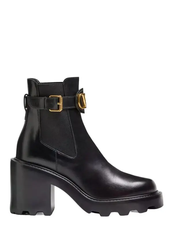 Valentino Garavani 90mm Vlogo Signature Chelsea Boots - Black