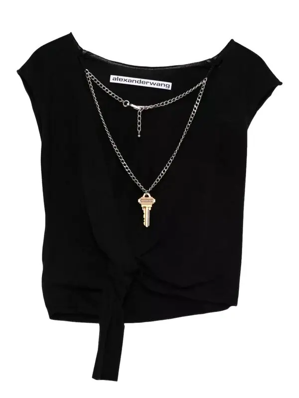 Alexander Wang Key-detail Top - Black