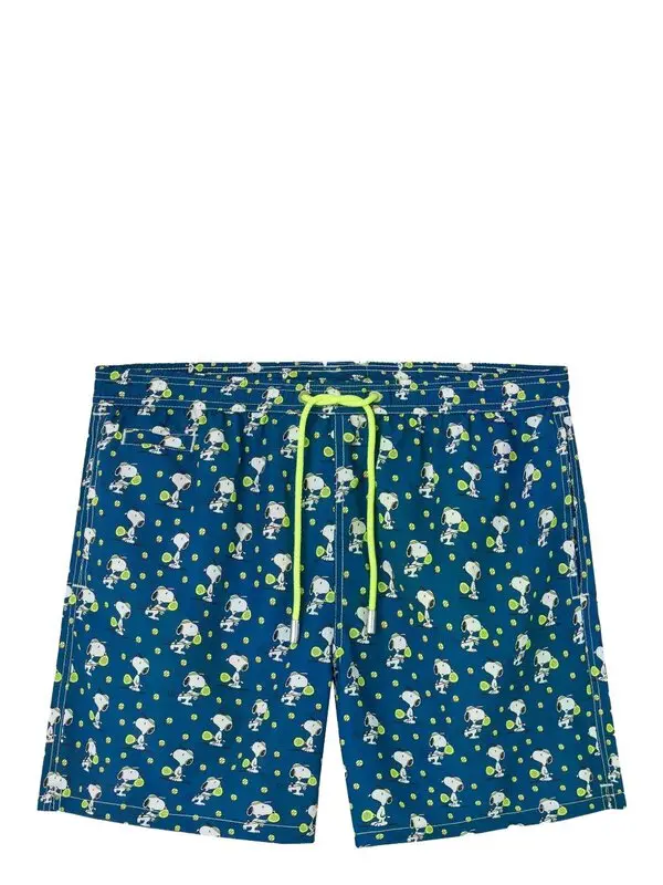 MC2 SAINT BARTH All-over Print Swim Shorts - Blue