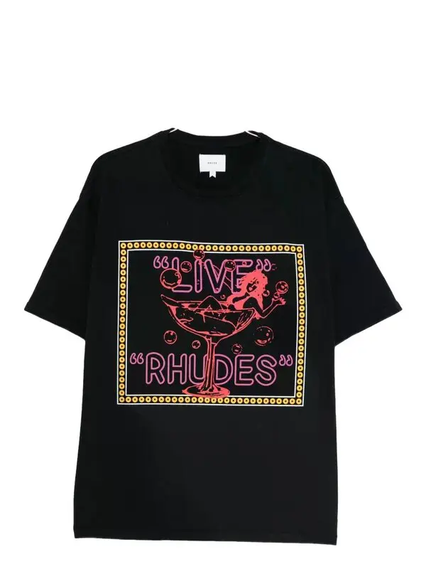Rhude Graphic-print T-shirt - Black