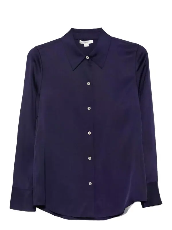 Vince Button-front Shirt - Blue