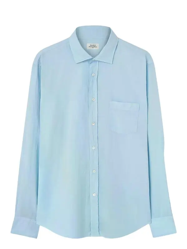 Hartford Pocket Long-sleeve Shirt - Blue