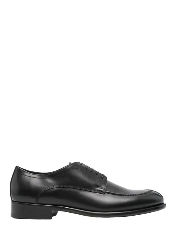DOUCAL'S Leather Lace-up Shoes - Black