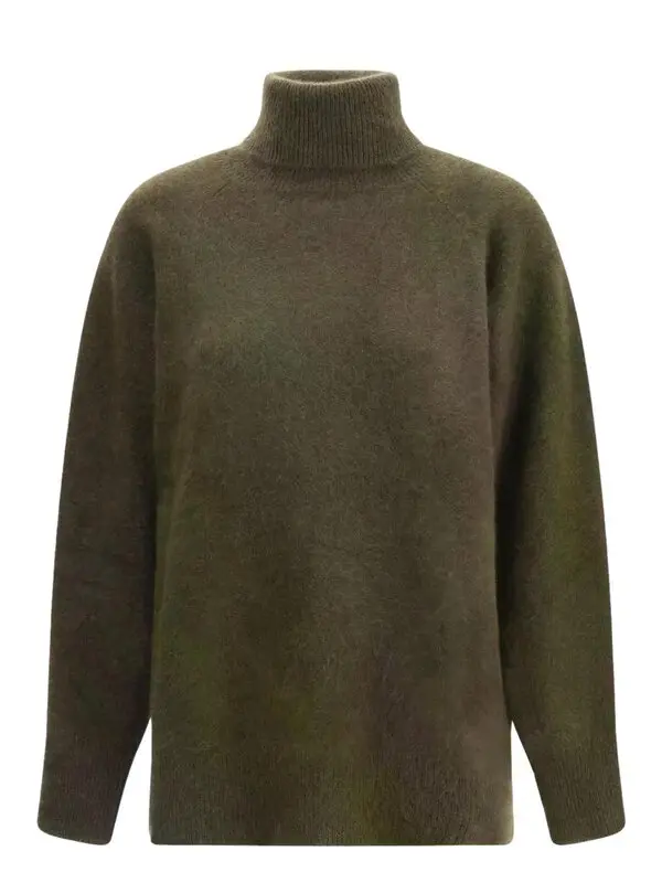 P.a.r.o.s.h High-neck Brushed Sweater - Green