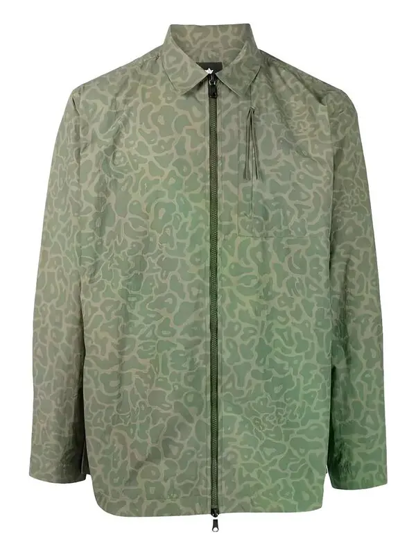 MAHARISHI Geometric-print Shirt Jacket - Green