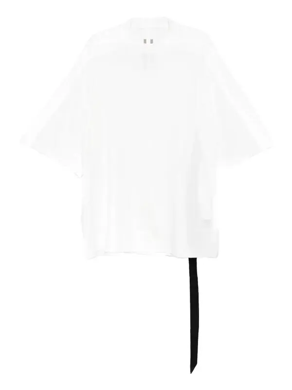 Rick Owens Dropped-hem T-shirt - White
