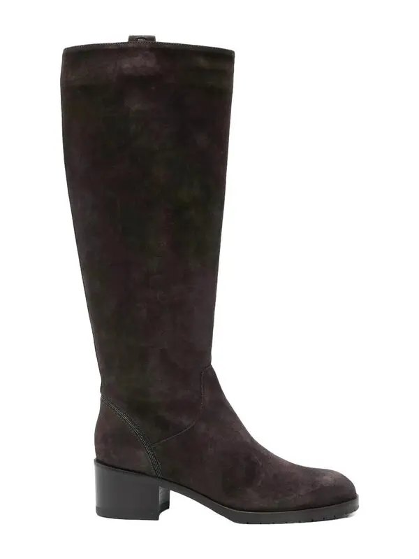 DOUCAL'S 50mm Leather Knee-high Boots - Brown