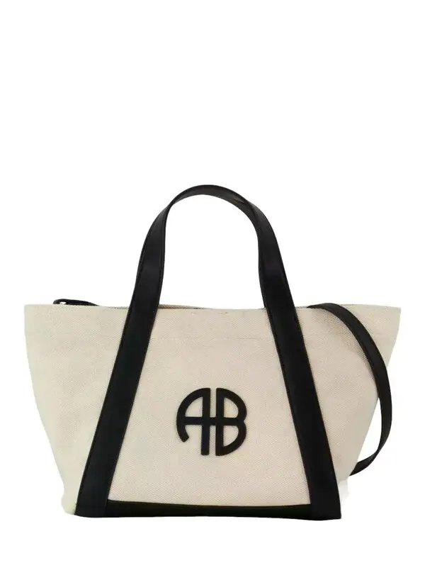 ANINE BING Small Cara Tote Bag - White